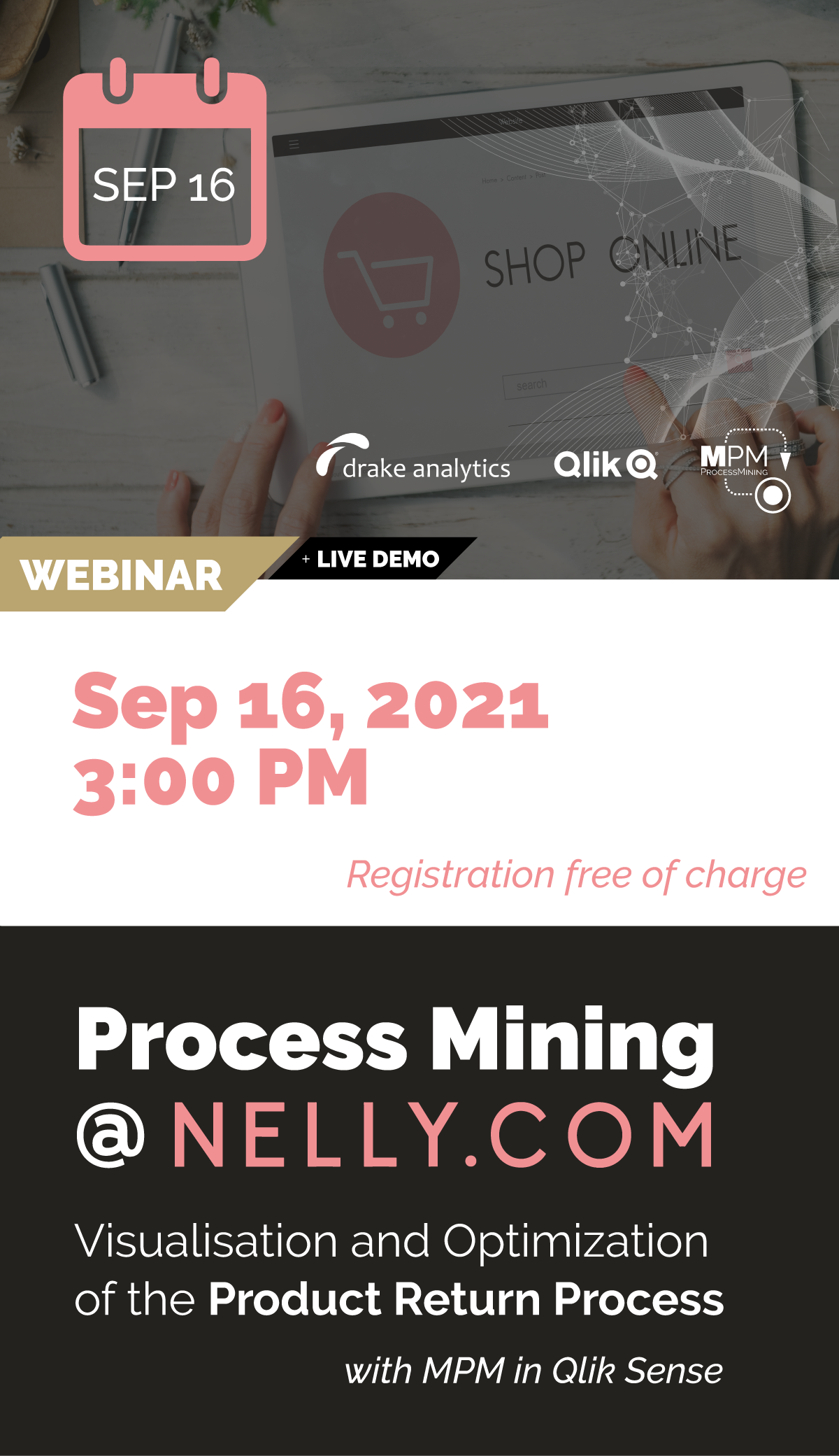 Webinar with Live Demo | Process Mining at Nelly.com – Visualisation ...